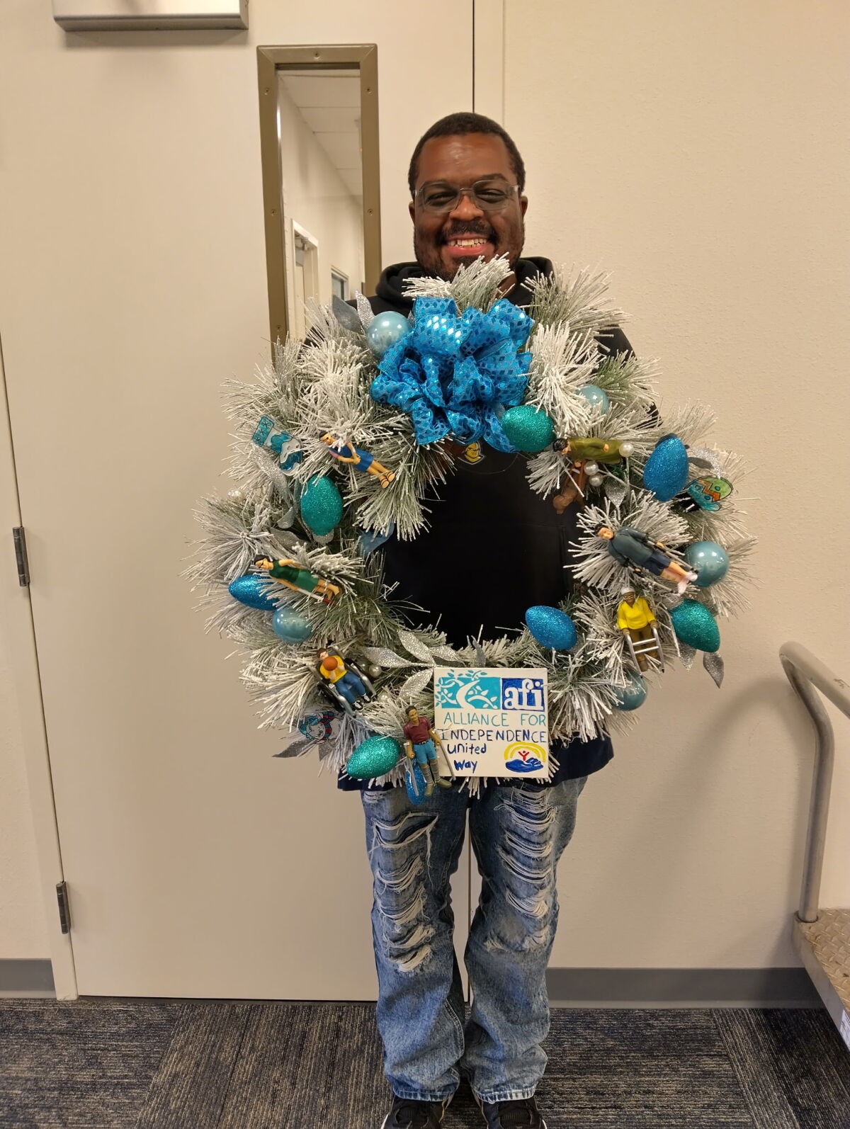 Partner Agency Holiday Wreath Decorating Contest