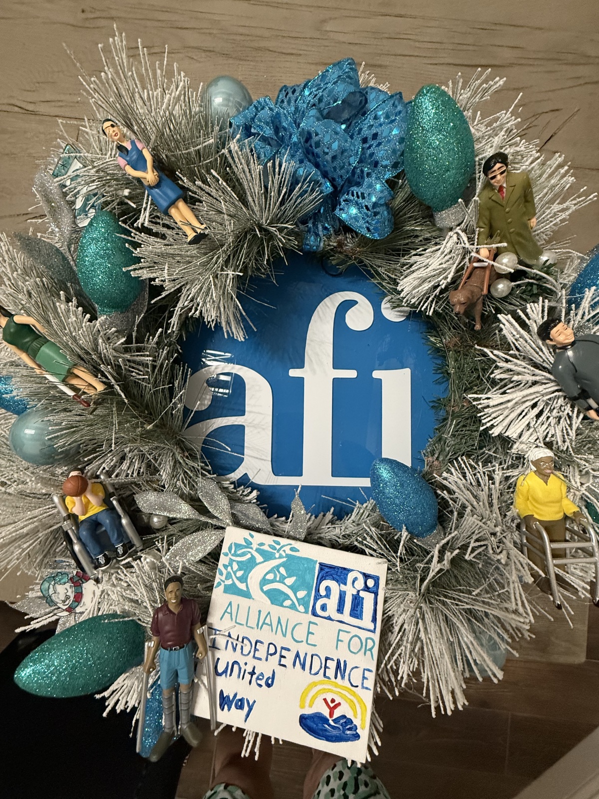 Partner Agency Holiday Wreath Decorating Contest