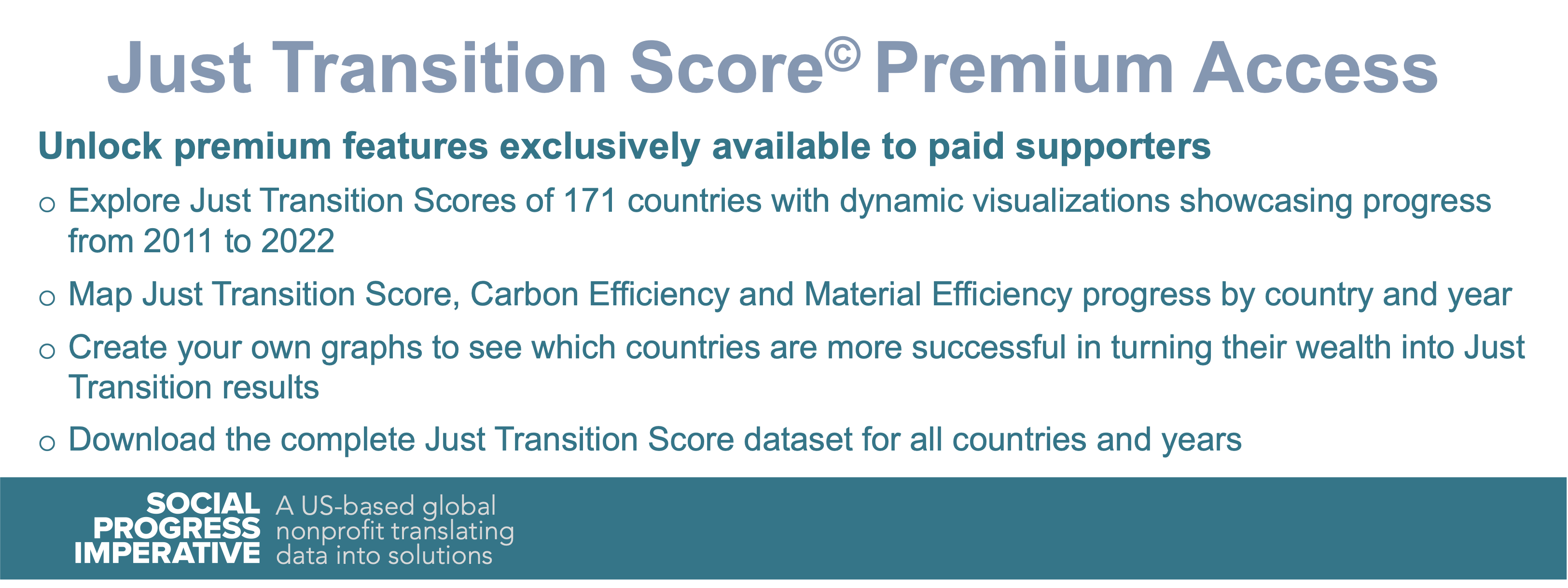 Just Transition Score